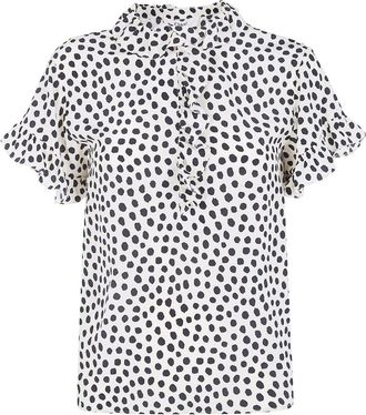 Chlo&eacute; Femme, Blouses et Chemises, Multicolore, Taille: 36 FR Short Sleeves Shirt