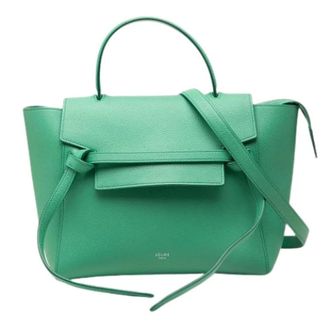 Celine Sacoche Ceinture Pre-owned - Femme - Pre-owned - Vert - Taille: ONE Size