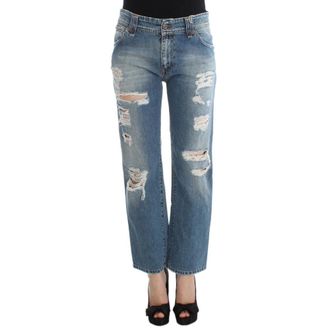 John Galliano Chic Boyfriend Blue Wash Jeans - - Jeans - Damen - Blau - W24