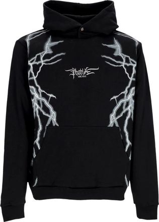 Phobia Archive Homme, Sweatshirts et sweats &agrave; capuche, Noir, Taille: M Lateral Lightning Print Sweat &agrave; capuche