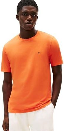 Tommy Hilfiger Ess Seasonal Reg Fit Solid Tee MW0MW39995 S/S T-Shirt, Orange, XXL