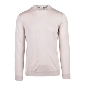 Eleventy Homme, Pulls, Beige, Taille: M Maglioncino Girocollo