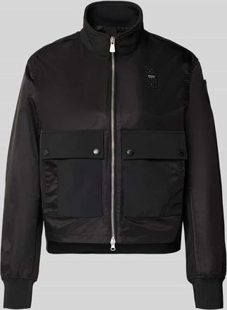 Blauer Jacke mit Stehkragen Modell CARNY