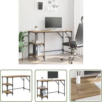 vidaXL Industriestil Schreibtisch - Schreibtisch Artisan-Eiche 120 x 50 x 75 cm Holzwerkstoff