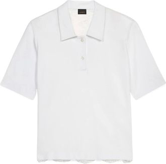 Oltre Femme, Tops, Blanc, Taille: 40 FR T-shirt bimatière avec insert en dentelle