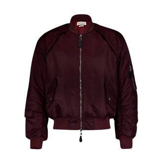 Alexander McQueen Abnehmbare &Auml;rmel Bomberjacke - - Jackets - Herren - Rot - L