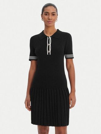Morgan Strickkleid 261-RMCAMI Schwarz Slim Fit