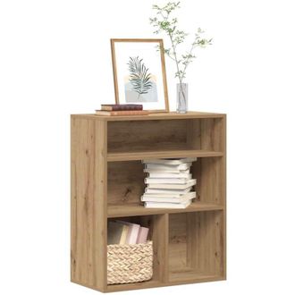 vidaXL Biblioth&egrave;que ch&ecirc;ne artisanal 60x30x71,5 cm bois ding&eacute;nierie - Vidaxl