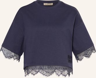 Smith & Soul T-Shirt Mit Spitze blau