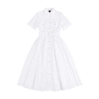 Fay Chemisier M/C - - Dresses - Damen - Wei&szlig; - M