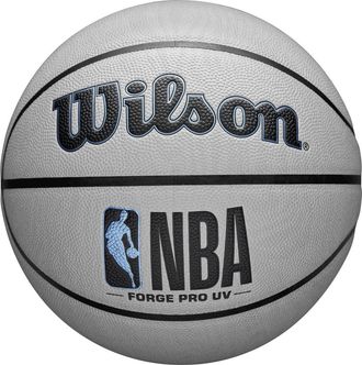 Wilson NBA Forge Pro UV Indoor/Outdoor Basketball, 7, Sand