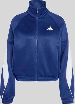 adidas Loose Fit Trainingsjacke aus Baumwoll-Mix mit Logo-Print