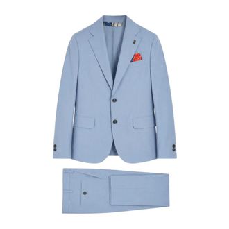 Bob Homme, Costumes, Bleu, Taille: M T268 Suit