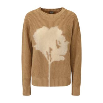 Max Mara Damen, Strickwaren, Braun, LGr&ouml;&szlig;e