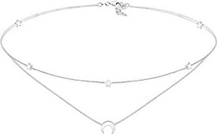 Elli Collier Femme Couche Look Astro Pendentif Tendance en Argent Sterling 925
