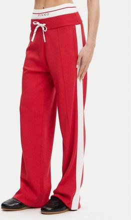 Pinko Jogginghose Marsicano 104888 A2FQ Rot Regular Fit