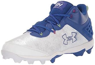 Under Armour Harper 8 Mid Rm Chaussures de baseball pour homme, (400) Bleu roi/blanc/bleu roi, 46 EU