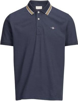 GANT Polo &agrave; manches courtes en coton m&eacute;lang&eacute;