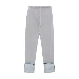 Moschino Damen, Hosen, Grau, LGr&ouml;&szlig;e