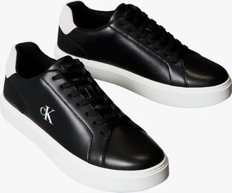 Calvin Klein Baskets en cuir lisse