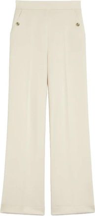 Pennyblack Femme, Pantalons, Blanc, Taille: 44 FR Pantalon Ample Moyen