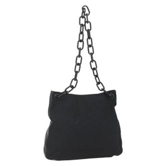 Prada Pre-owned Nylon Schultertasche - - Pre-owned - Damen - Schwarzk - ONE SIZE