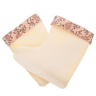 Soimiss Doublure Chaude Amovible pour Bottes de Pluie Femme Chaussettes Isolantes &Eacute;paisses en Tissu Imperm&eacute;able et Respirant Taille 40 -Mollet pour Chasse et 