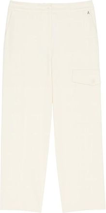 Twinset Femme, Pantalons, Blanc, Taille: 42 FR Pantalon Cargo Design Minimal Ivoire