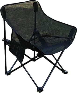Generico Klappstuhl f&uuml;r Camping, Klappst&uuml;hle f&uuml;r den Au&szlig;enbereich, Klappstuhl aus Netzstoff, Outdoor-Klappstuhl mit Seitentaschen, ergonomische St&uuml;hle f&uuml;r Zelt