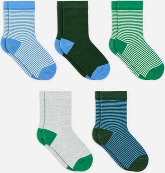 Arket Baumwollsocken 5er-Pack -Blau