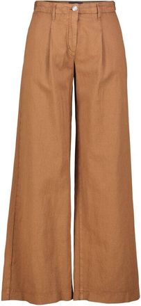 Luisa Cerano Damen Bundfaltenhose aus Leinen-Mix