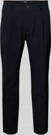 Strellson Tapered Fit Bundfaltenhose mit Strukturmuster Modell Lui