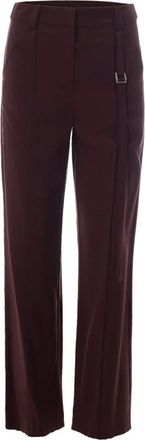 Patrizia Pepe Femme, Pantalons, Brun, Taille: 38 FR Wide Pantalons