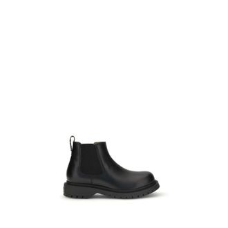 Givenchy Geb&uuml;rstete Kalbsleder Chelsea Stiefel - - Shoes - Herren - Schwarzk - 43 EU