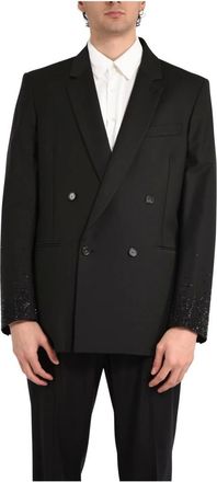 Patrizia Pepe Homme, Vestes, Noir, Taille: L Blazer Coupe Droite