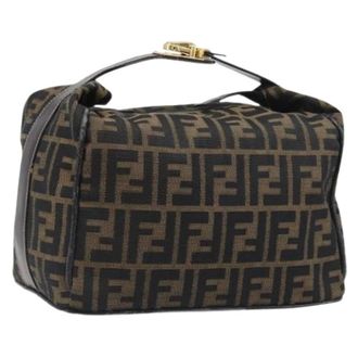 Fendi Pre-owned Vintage Zucca Canvas Hand Bag - - Pre-owned - Damen - Braun - ONE SIZE