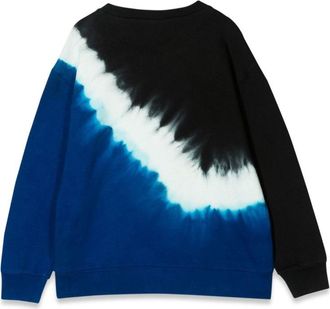 N&deg;21 Tie-Dye Cotton Sweatshirt - Blue