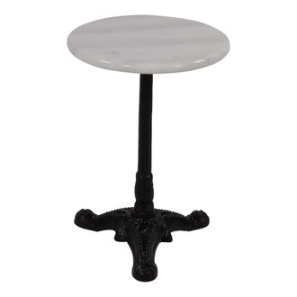 Lesli Living Tisch, &Oslash;30x40cm, Schwarz/Wei&szlig;/Gra0