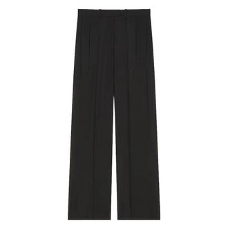 Givenchy Double Pleat Hosen - - Trousers - Damen - Schwarzk - S