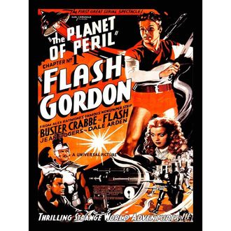 Wee Blue Coo Movie Film Flash Gordon Planet Of Peril Crabbe Sci Fi Serial USA Art Print Poster Wall Decor Kunstdruck Poster Wand-Dekor-12X16 Zoll
