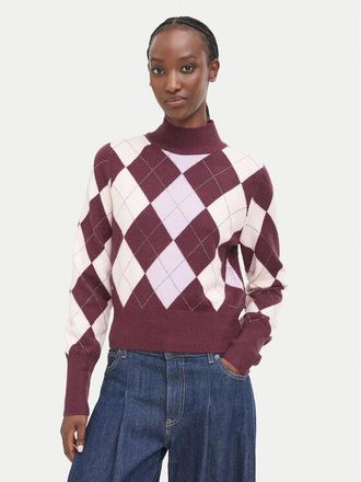 Guess Rollkragenpullover W6BR87 Z2172 Dunkelrot Regular Fit