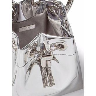 Jimmy Choo London Bon Bon Bucket Bag - Silver