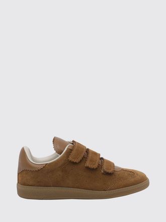 Isabel Marant Baskets Beth en daim avec fermeture &agrave; scratch
