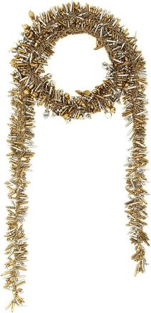 Dries Van Noten Bestickter Schal - - Accessories - unisex - Gelb - ONE SIZE