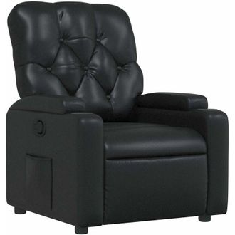 vidaXL Relaxsessel Schwarz Kunstleder Vidaxl