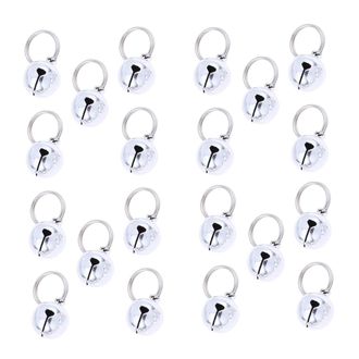 Cabilock 20st&uuml;cke Dekogl&ouml;ckchen aus Kupfer f&uuml;r DIY-bastelarbeiten Weihnachtsschmuck mit Anh&auml;nger f&uuml;r Haustierhalsb&auml;nder und Schl&uuml;sselanh&auml;nger