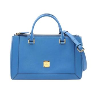 MCM Pre-owned Handbag - - Pre-owned - Damen - Blau - ONE SIZE