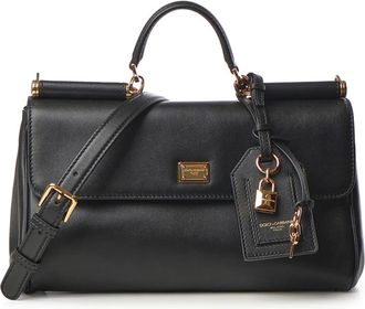 Dolce & Gabbana Femme, Sacs, Noir, Taille: ONE Size My Sicily Handbag