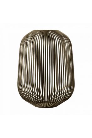 Blomus Laterne Lito, Graubraun, Metall, zylindrisch, 45 cm, Dekoration, Windlichter & Laternen, Laternen