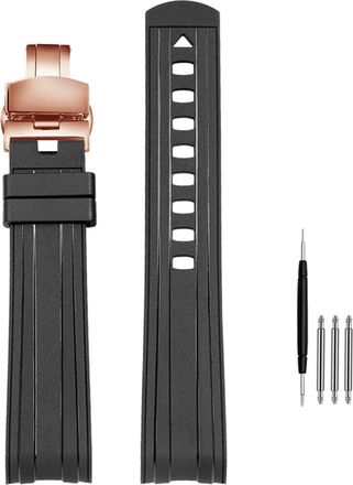 Generic 20mm 22mm Gummi Armband Für Omega 003 007 Planet Ocean AT150 Pin Schnalle Silikon Armband Uhr Band Armband